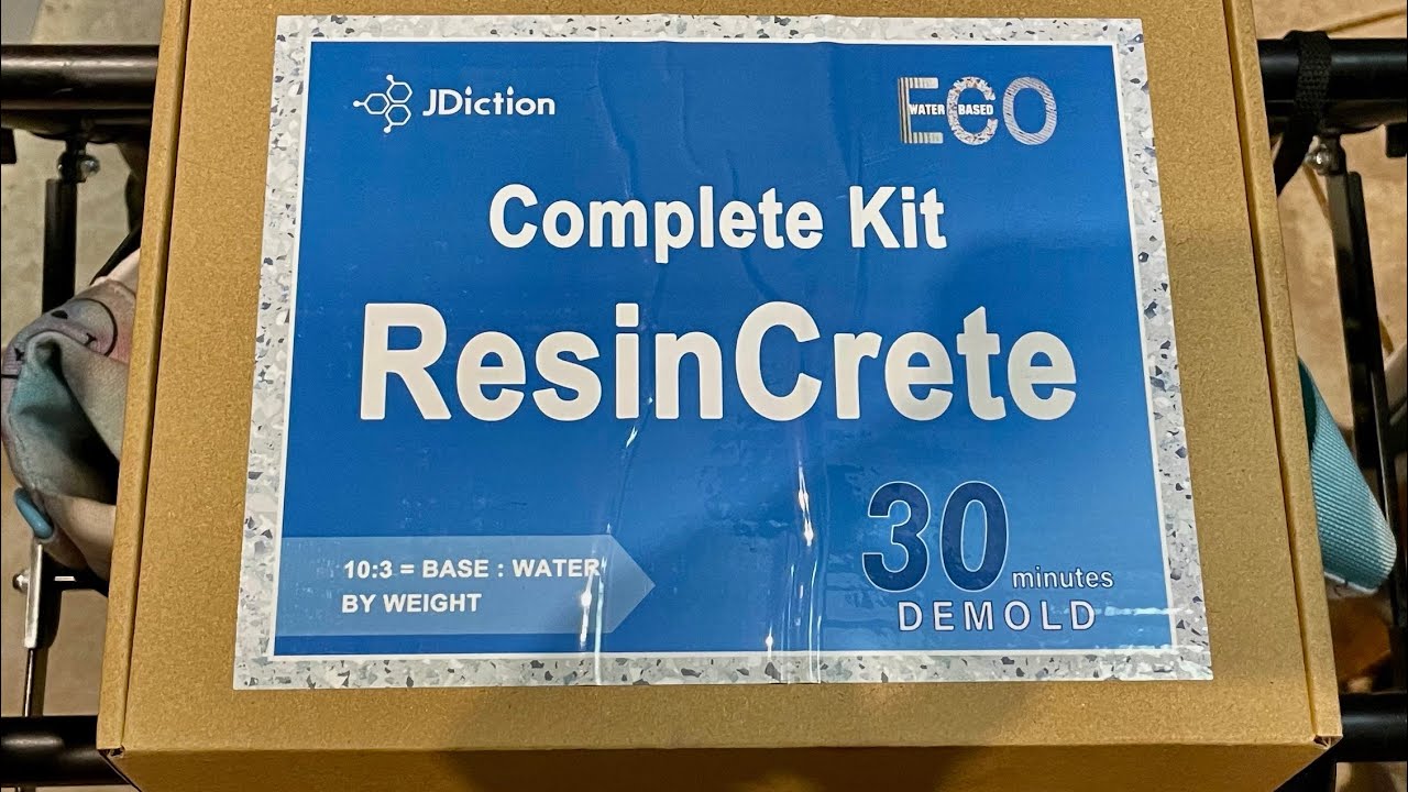 JDiction Resincrete Kit Unboxing Review of Contents - YouTube