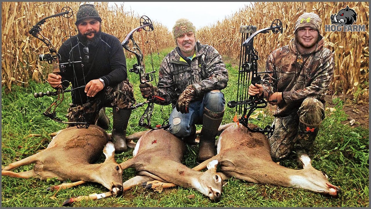 How American Hunters and Farmers Use Bows to Hunt Deer | Invasive Deer ...