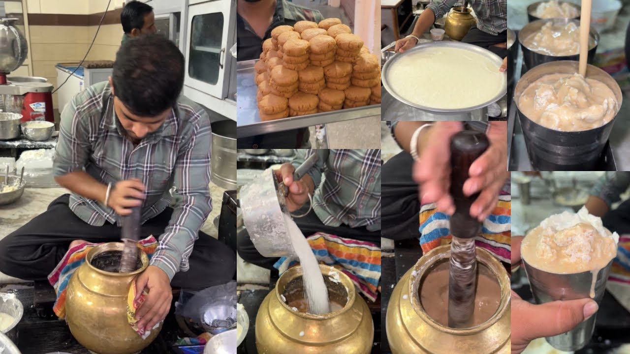 Amritsar Ki Famous Pede Wali Lassi🤤 | Gian Di Lassi | Food Wackadoos ...