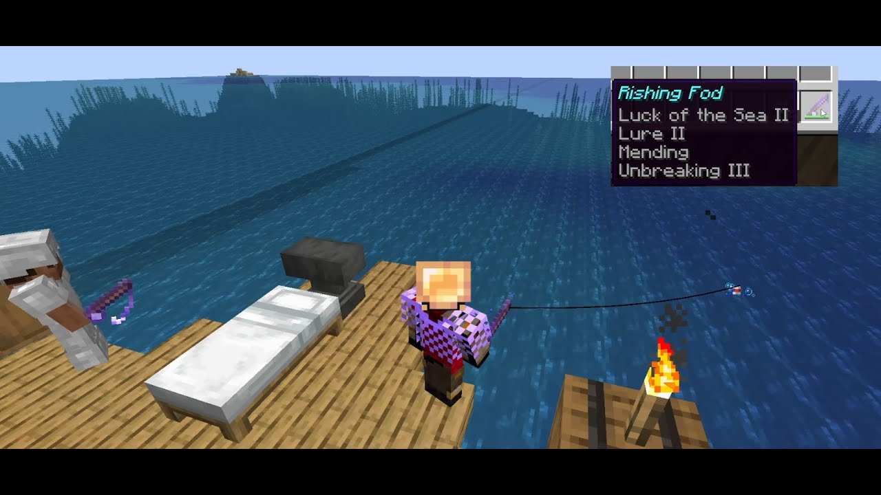 Manual Treasure Fishing in Minecraft - YouTube