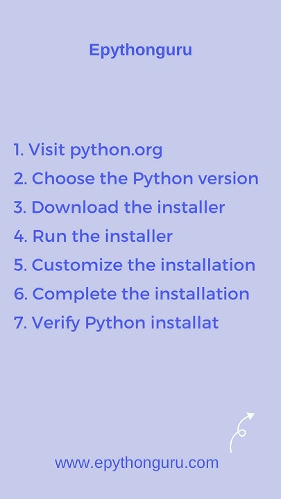 Learn how to install Python | steps for installation | install python - YouTube