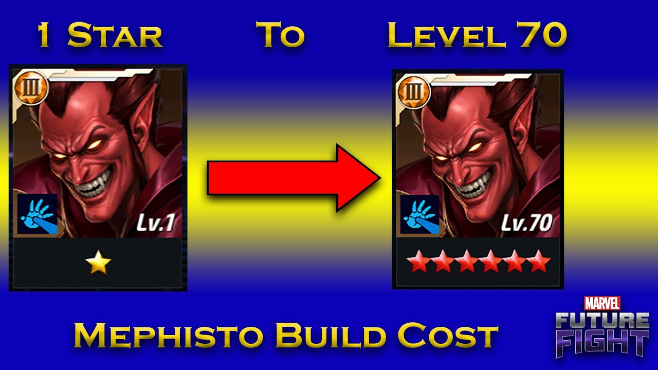 Mephisto Rank Up + Level 60 To 70 Build Cost Character Gear Upgrade ...