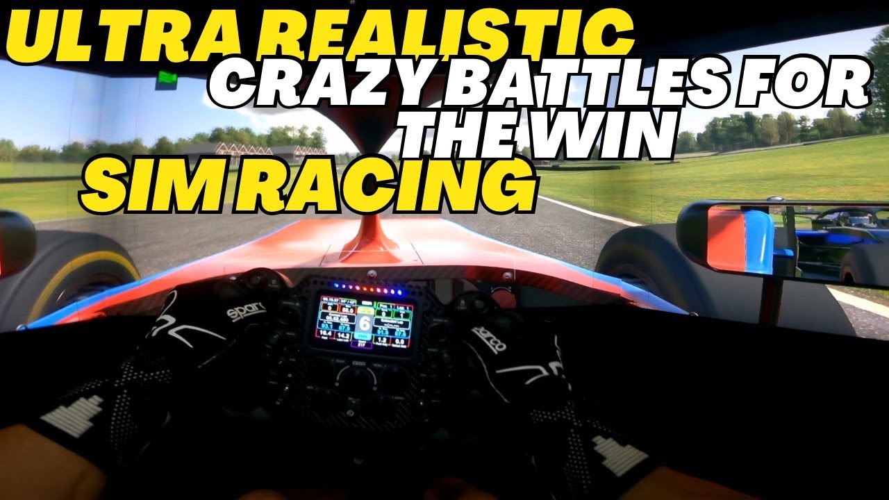 MY MOST INTENSE WIN EVER! - ULTRA REALISTIC SIM RACING - YouTube