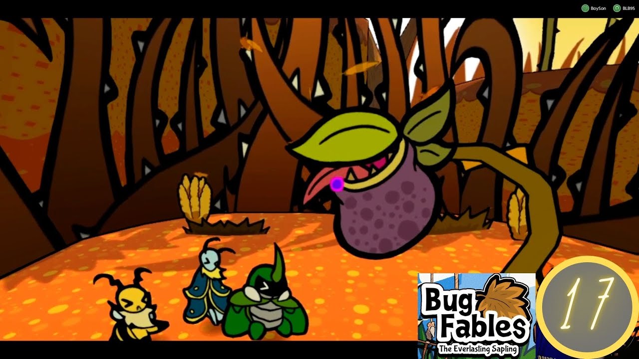 Plant Boss and Crisbee donuts - Bug Fables [17] - YouTube