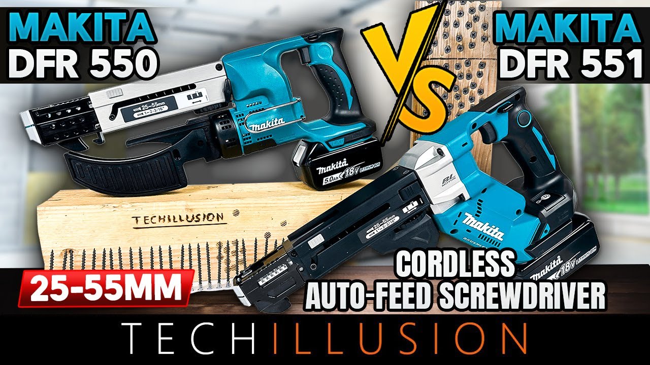 🔥The POWERFUL 18V Auto-feed Screwdrivers DFR550Z & DFR551Z from MAKITA ...