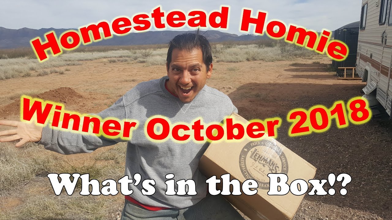 Off Grid with Doug and Stacy Homestead Homie Winners for October - YouTube