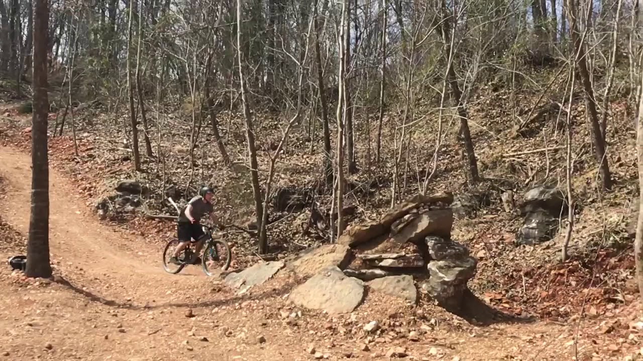 Slaughter Pen Step Up Mountain Bike Jump - YouTube