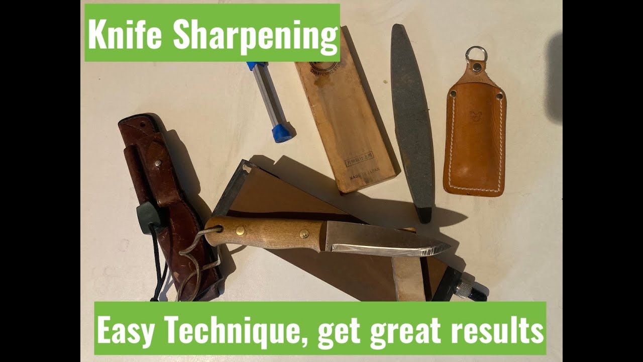 Knife Sharpening, Easy Technique, Get Great Results - YouTube