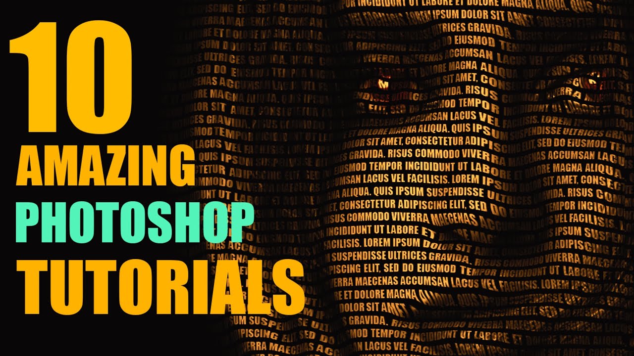 Top 10 Amazing Photoshop Tutorials For Beginners | TIPS & TRICKS - YouTube