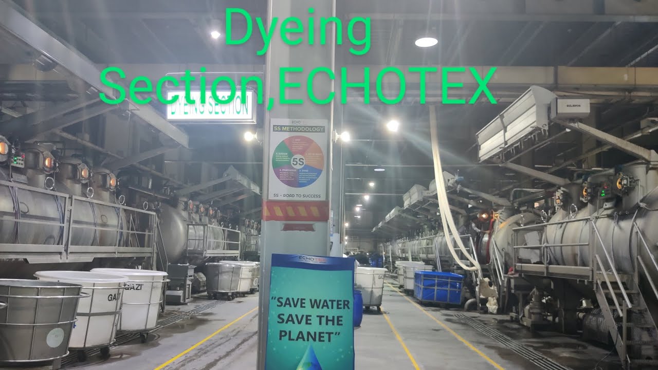 Knit Fabric Dyeing area, ECHOTEX, Chandra, Kaliakoir, Gazipur - YouTube