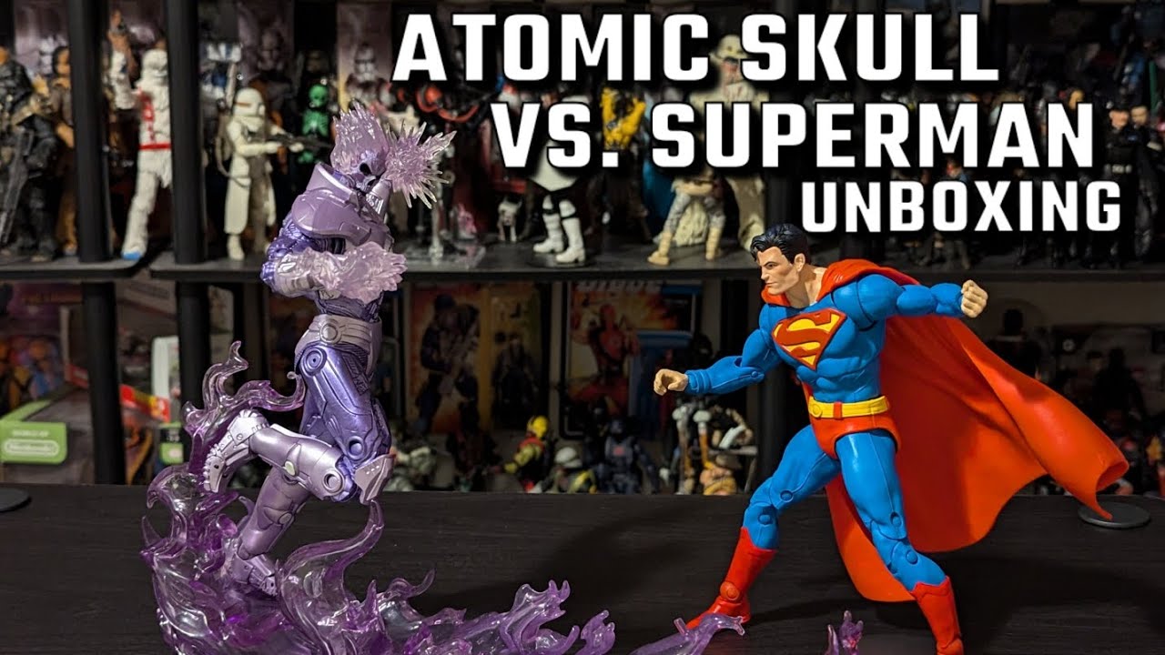 Atomic Skull vs. Superman (Action Comics 1000) McFarlane DC Multiverse ...
