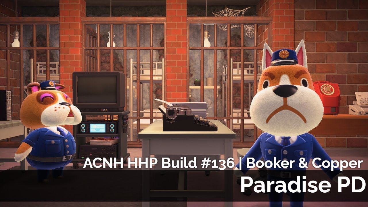 ACNH HHP Build #136 | Booker & Copper - Paradise Police Department ...