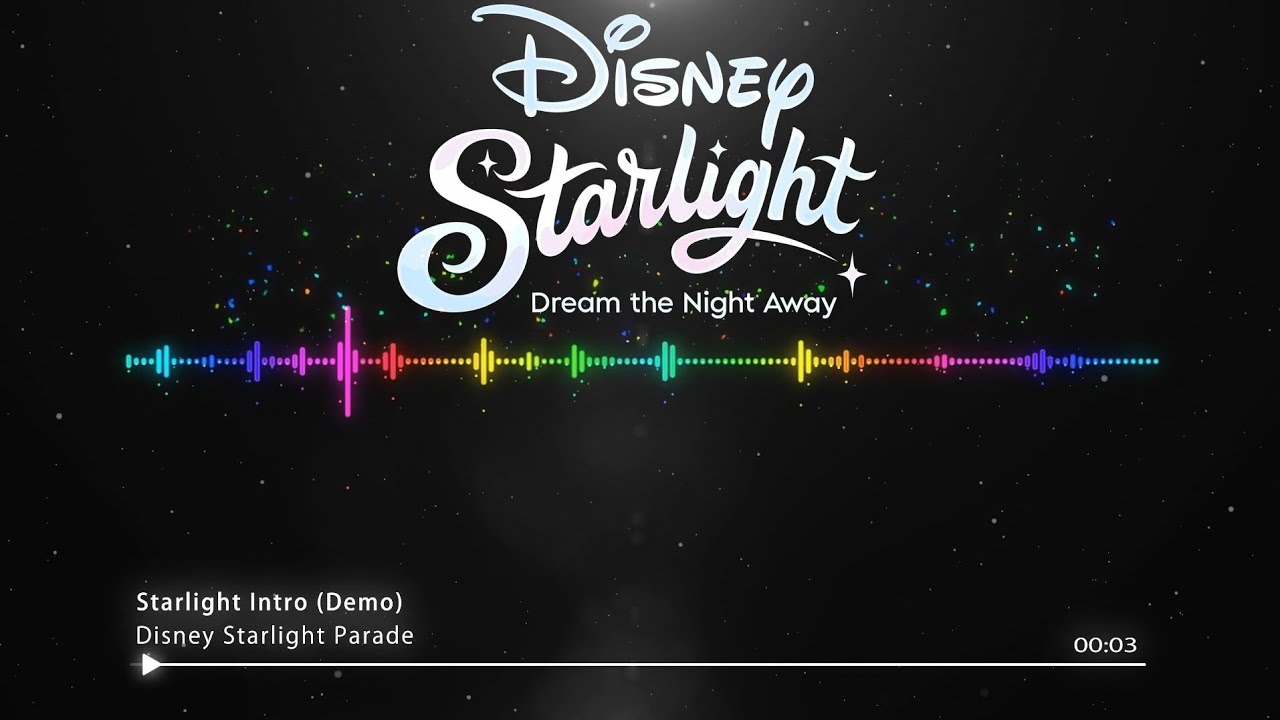 Disney Starlight Parade Music "Starlight Intro" (Demo) Walt Disney ...
