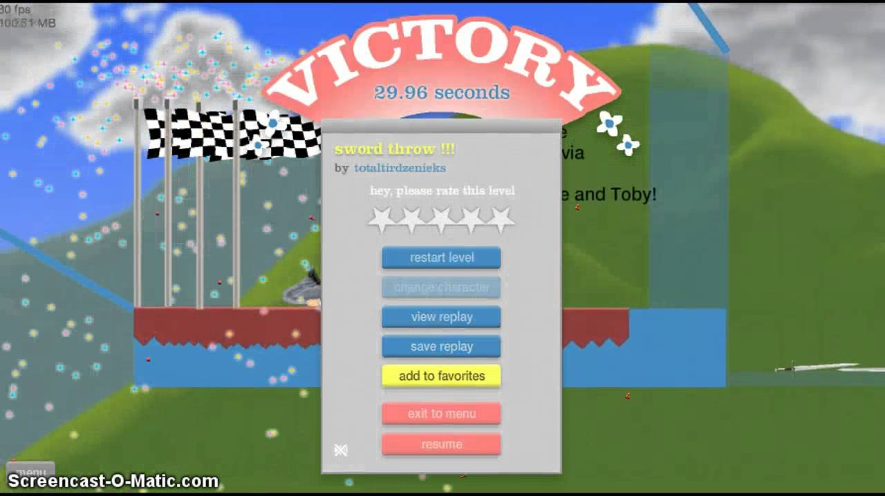 happy wheels part 1 - YouTube