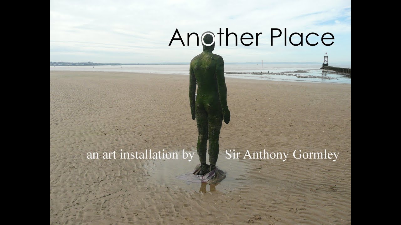 Another Place. 100 statues on Crosby Beach - YouTube