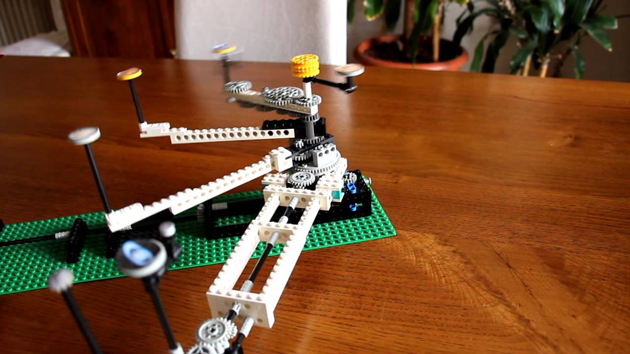 Planet Orrery with Lego - YouTube