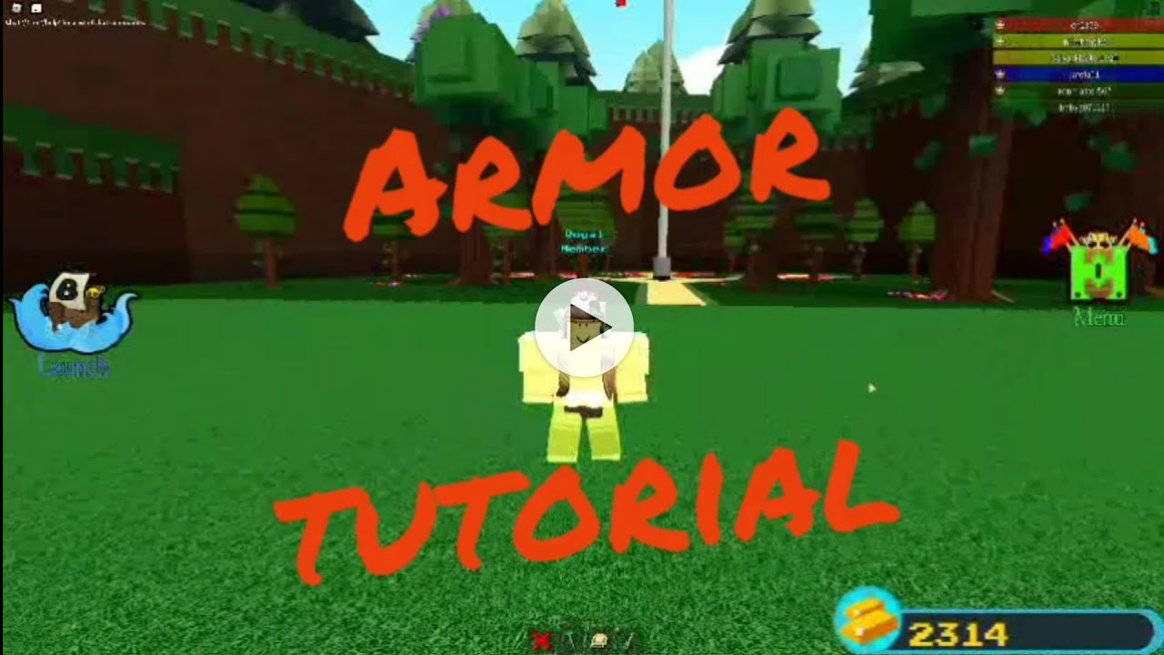 How to make a armor in build a boat of treasure. - YouTube