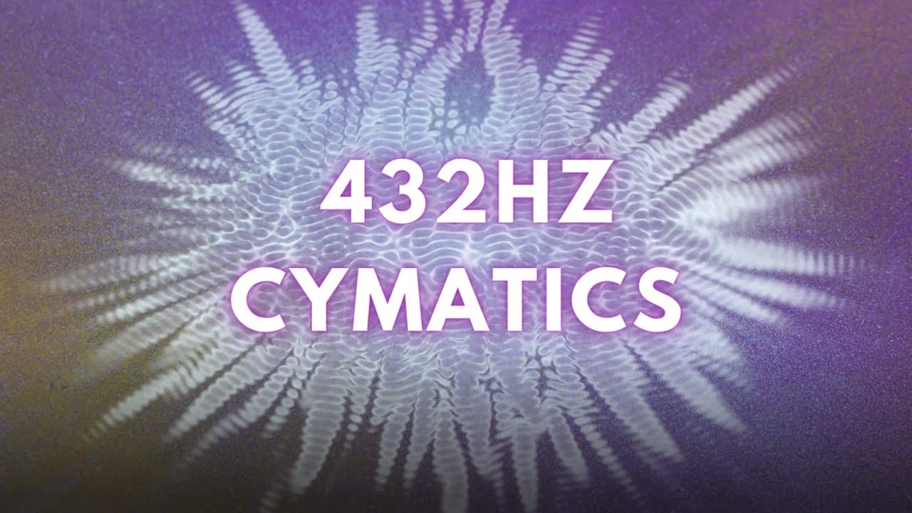 432Hz CYMATICS - Faraday Waves - Light, Water & Sound - YouTube