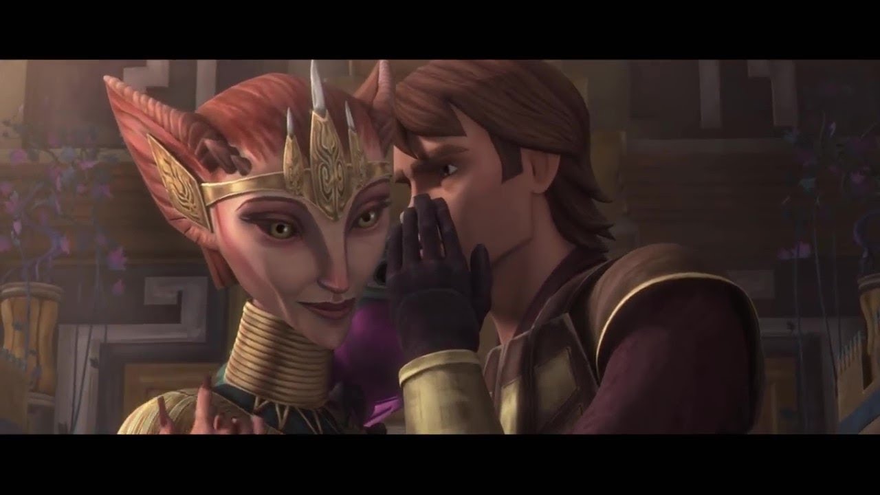 Anakin Whispers To The Zygerrian Queen - YouTube