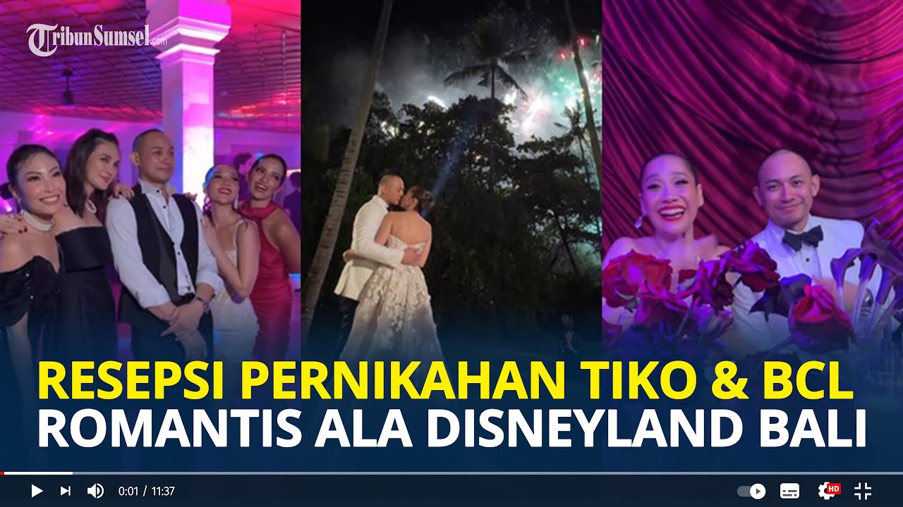 POTRET Meriah Resepsi Pernikahan BCL dan Tiko Aryawardhana di Bali, Romantis Ala Disneyland ...