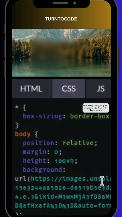 Blur Image Card Using Html And Css Coding Learn2code Htmlcss