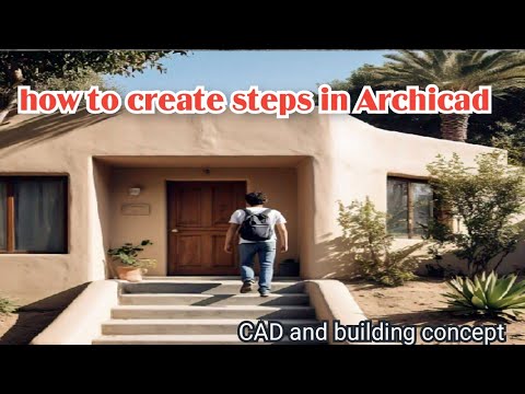 How to create steps in Archicad - YouTube