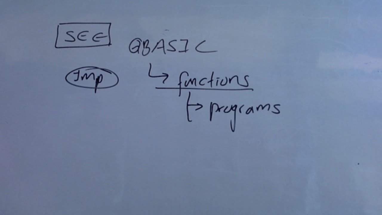 See Qbasic Functions Programs Example Youtube 6644