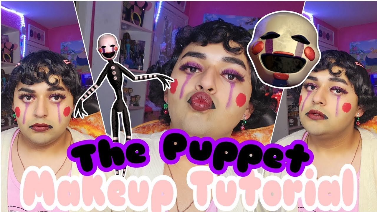 FNAF 'The Puppet' Makeup Tutorial |Raul Molina| #fnaf #fivenightsatfreddys #thepuppet #trans # ...