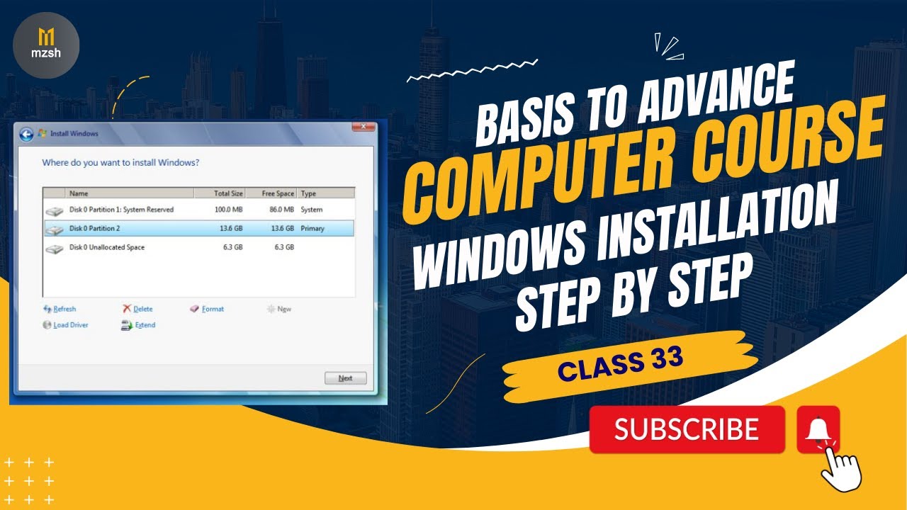 How To Install Windows 7 10 11 Windows Install Krny Ka Tarika हिंदीاردو Class 33