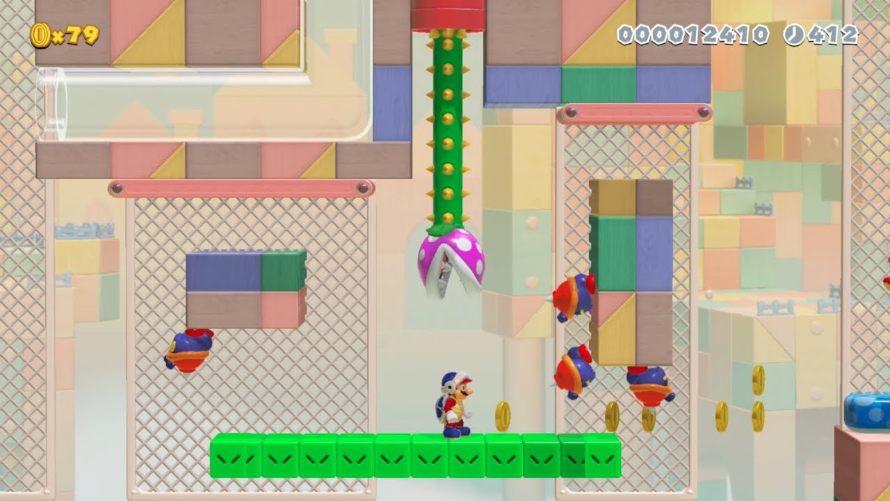 Eric's Super Mario Maker 2 Levels: Snake Block Journey - YouTube