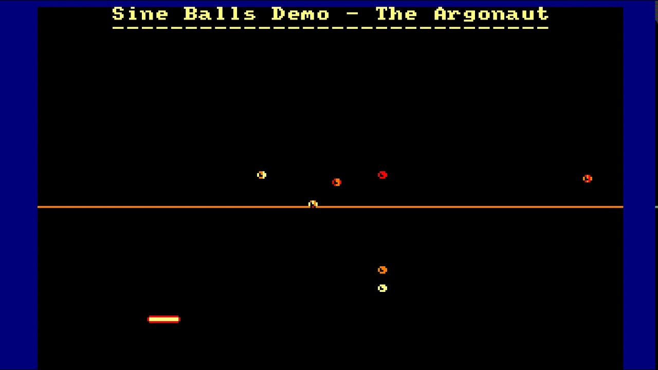 Sine Wave Ball Demo in Z80 Assembler - Amstrad CPC - YouTube