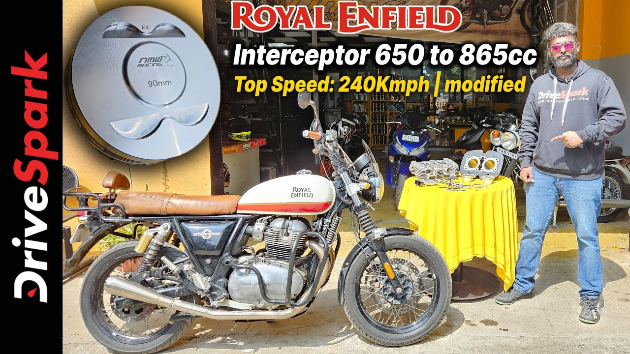 Royal Enfield 865cc big bore Kit Top speed 240kmph | Pearlvin Ashby aka ...