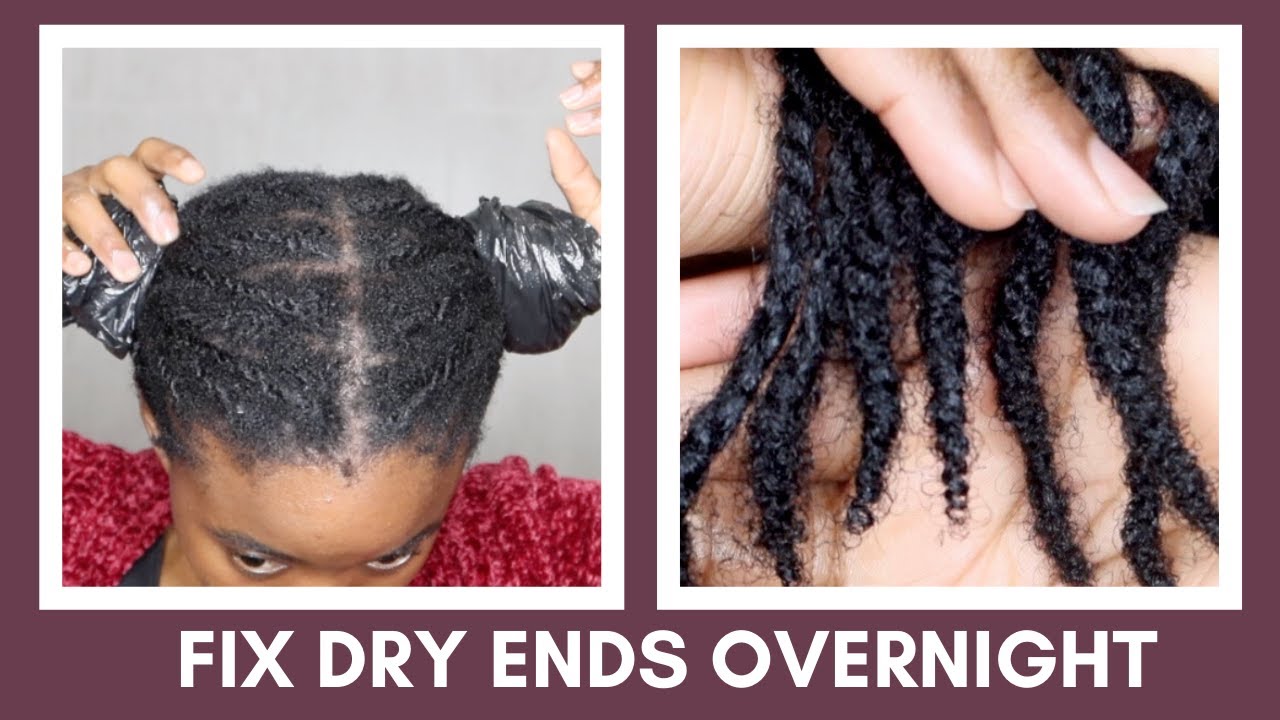 HOW TO FIX DRY ENDS OVERNIGHT| The Baggy Method| Stop Breakage| Maximum ...
