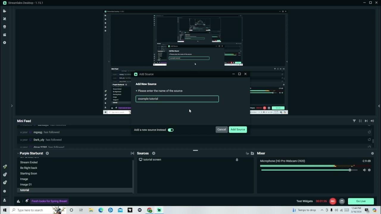 Quick Tutorial for my friend how to set up the video screen for your Streamlabs hope it will ...
