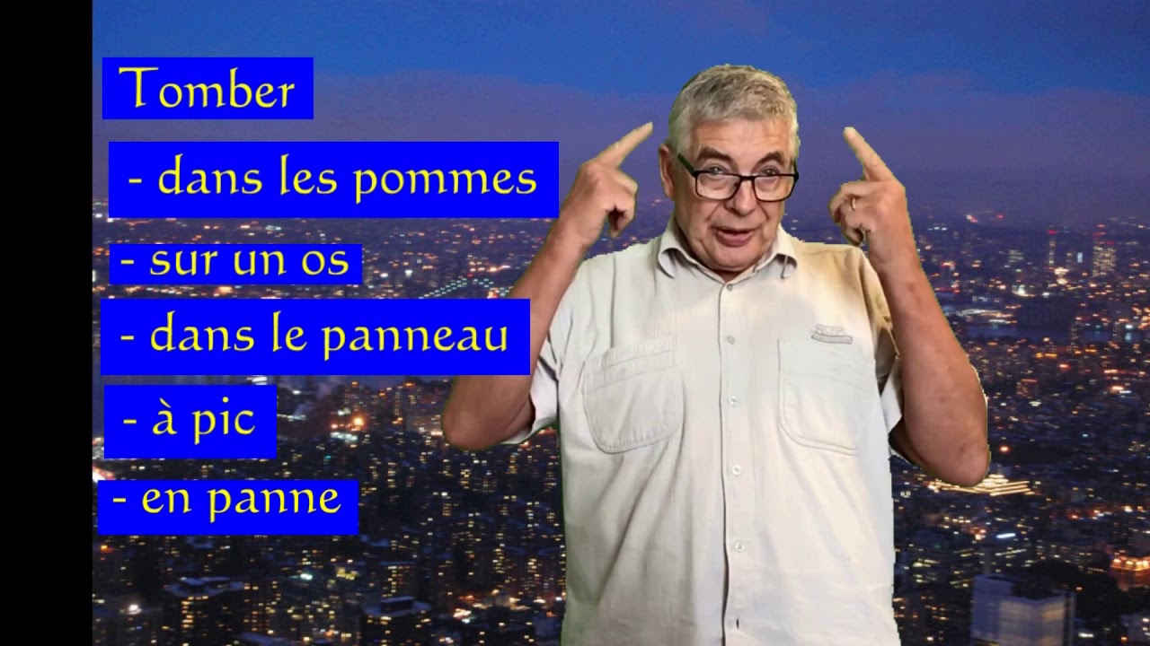 Signes&Vous Leçon N°37 Expressions contenant le verbe "Tomber" - YouTube