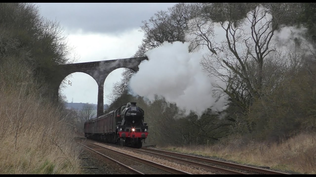 LMS 45562 Alberta WCME 14th March 2020 Just The Steam - YouTube
