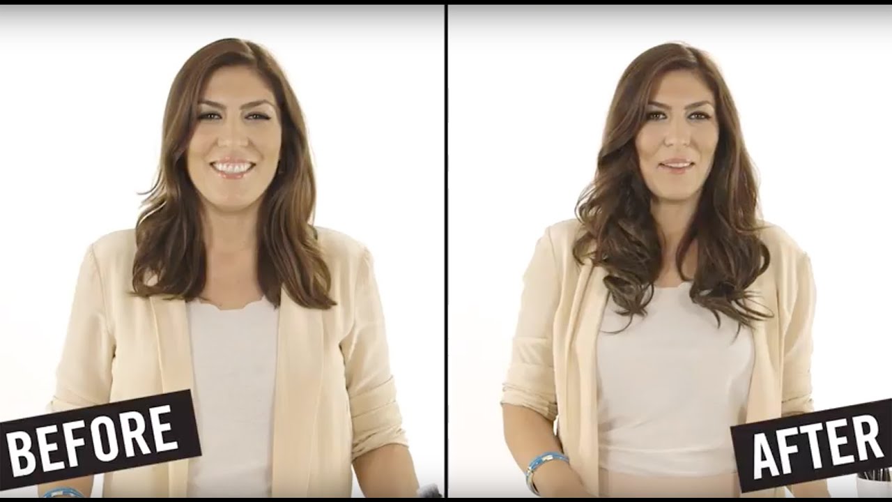 How to: 8pc Wavy Extension Kit by Hairdo - YouTube