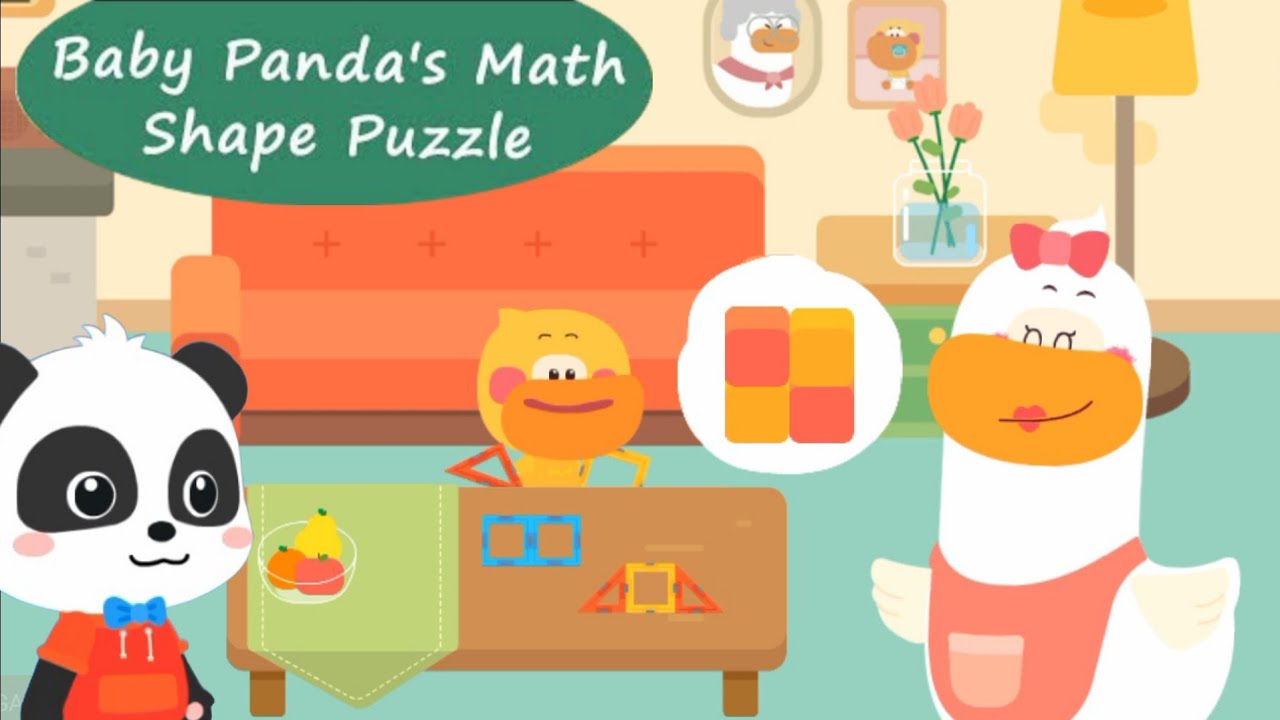 LEARN SHAPE MAGIC WITH KIKI AND QUACKY | BABY PANDA'S WORLD OF MATH #3 ...