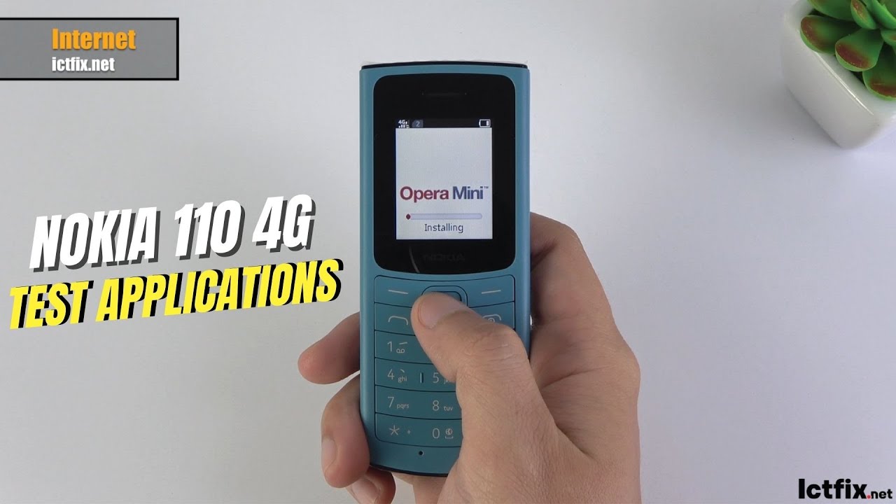 Nokia 110 4G test full Applications | Camera, Internet, Message ...