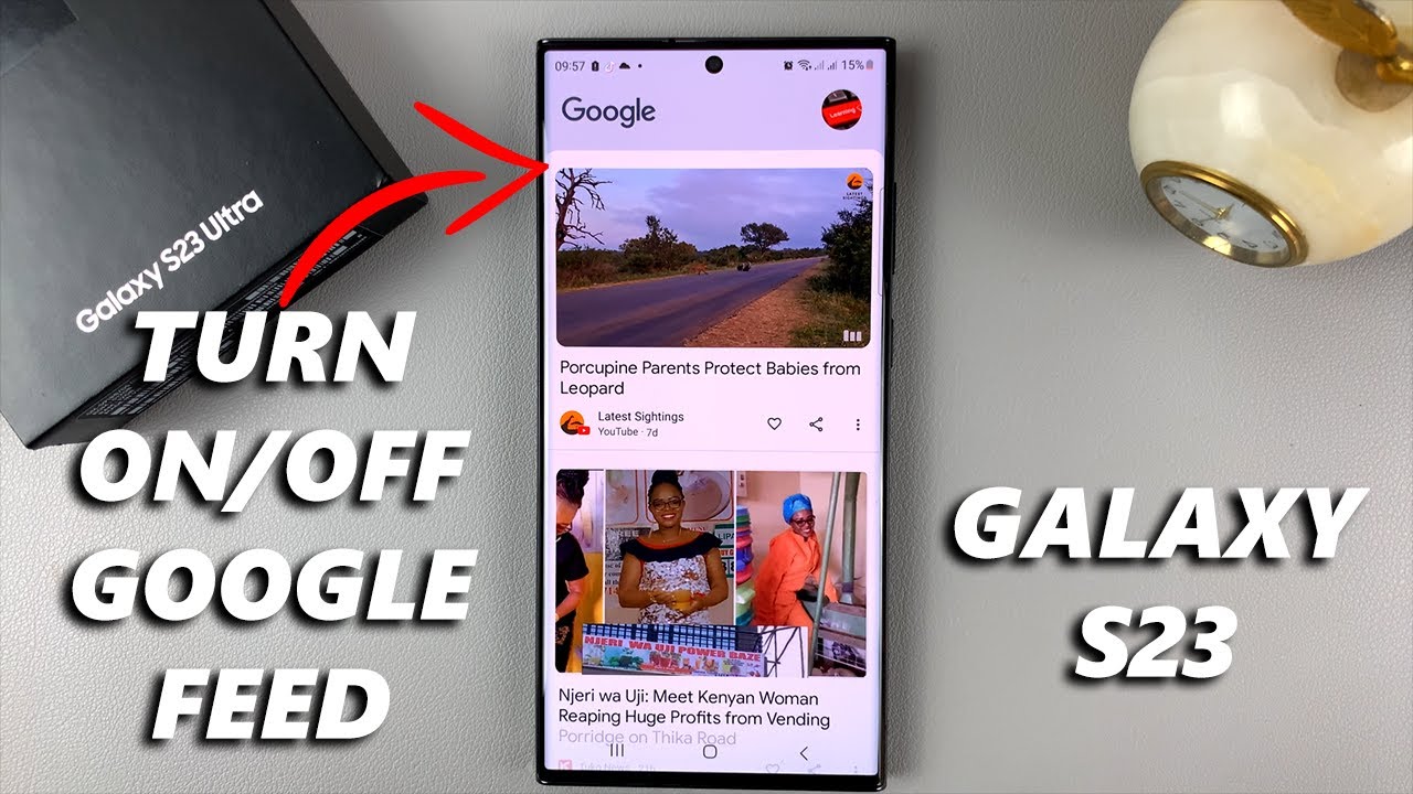 How To Turn Google Feed ON or OFF On Samsung Galaxy S23 / S23+ / S23 Ultra - YouTube