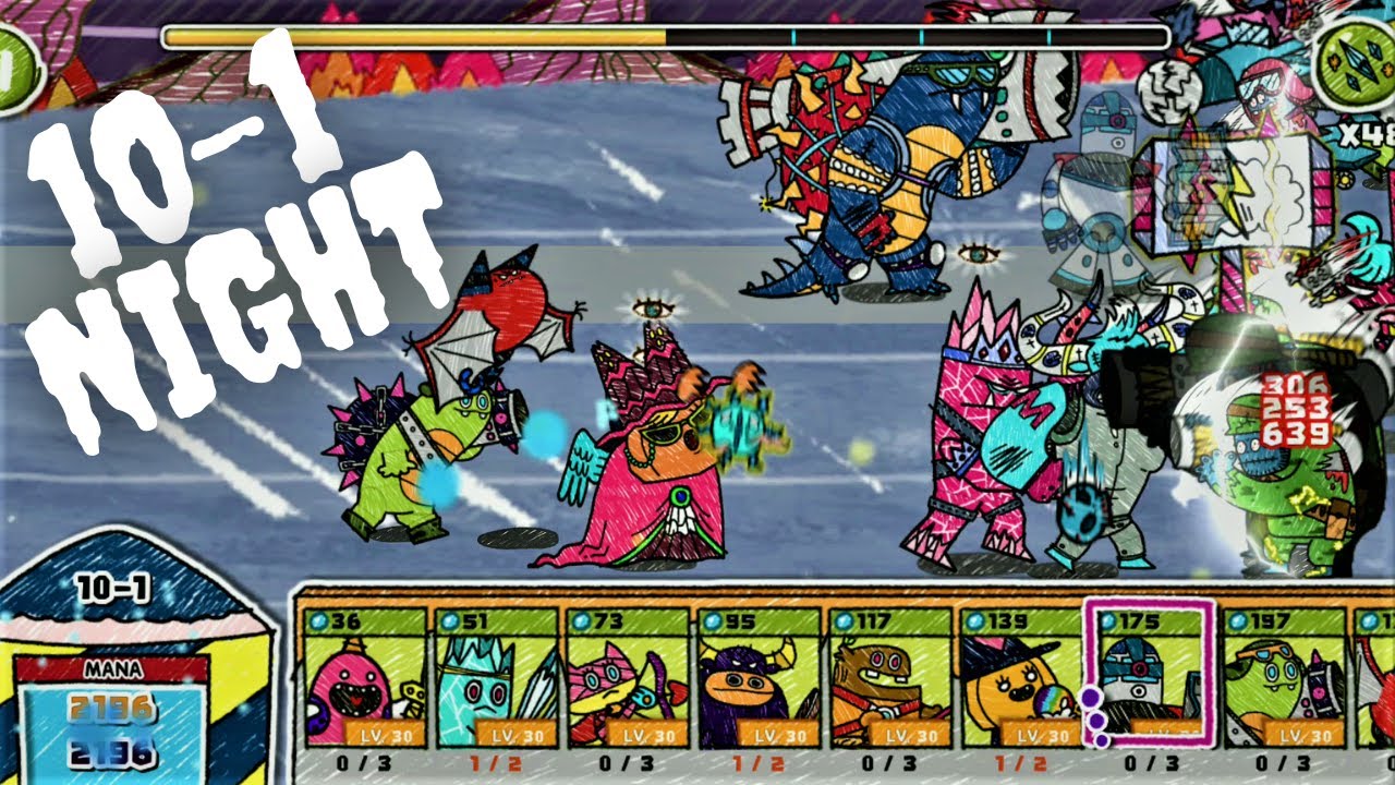 Monster VS Zombie gameplay level 10 - 1 Night - Android mobile game ...