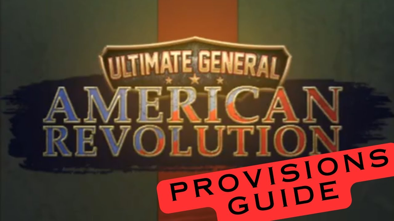 Provisions, Surviving The Winter, Ultimate General American Revolution ...