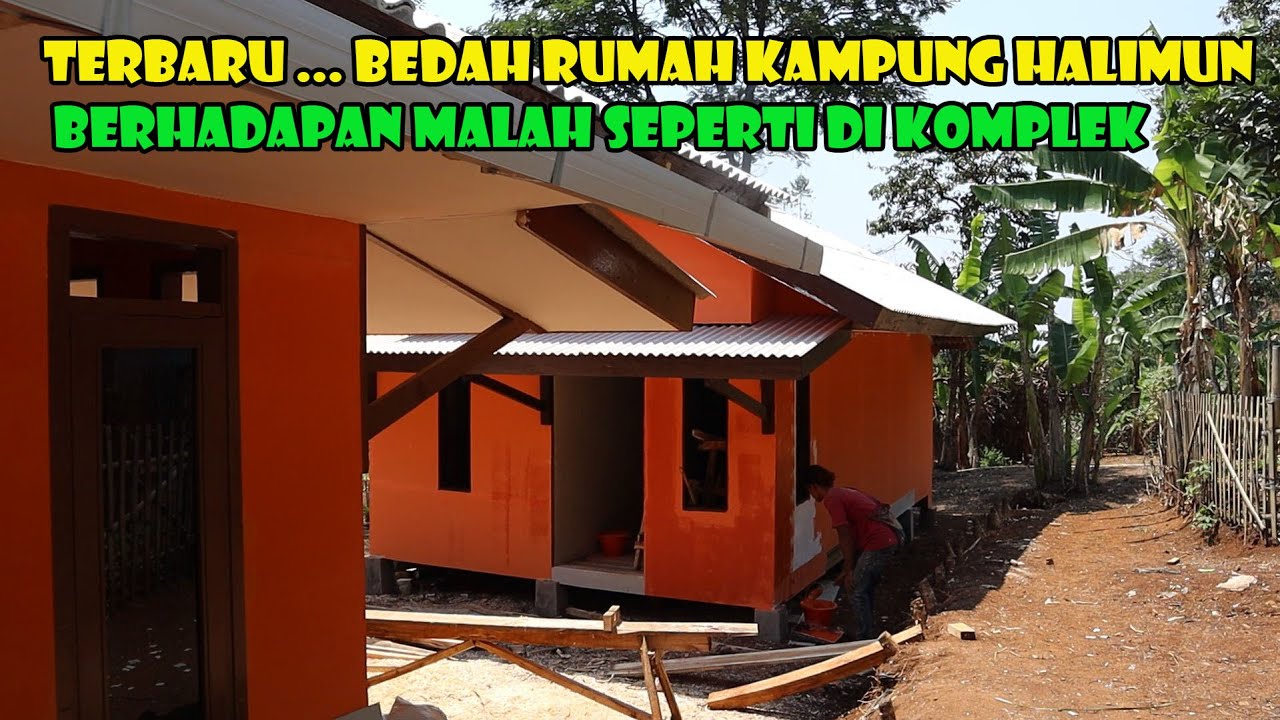 Perkembangan Bedah Rumah Kampung Halimun. Dua Rumah Cantik Berhadapan ...