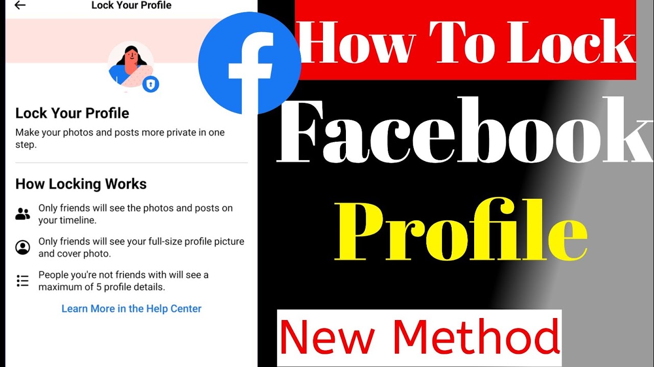 How To Lock Facebook Profile 2023 | Facebook profile lock kaise kare ...