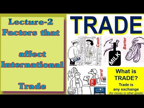 Lec-2 Major Factors that affect International Trade HD 720p - YouTube