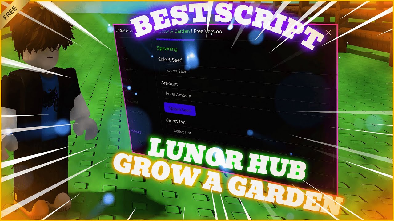 💫(📜New)Roblox Grow A Garden Script Gui Auto Farm,Event,Pets,Shop (Lunor ...