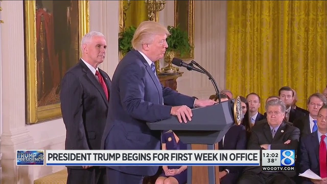 President Trump on Day 1 - YouTube