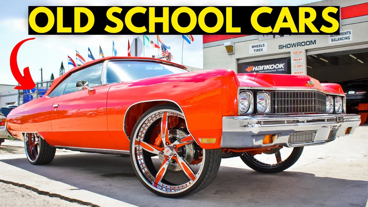 Rev Up Your Engines: Old School Cars with Big Rims & The Thrill of Big ...