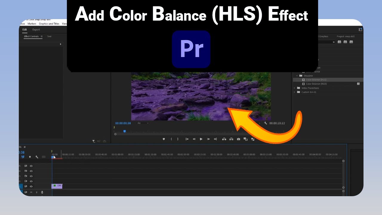 How to Add Color Balance (HLS) Effect on Premiere Pro [NEW] - YouTube