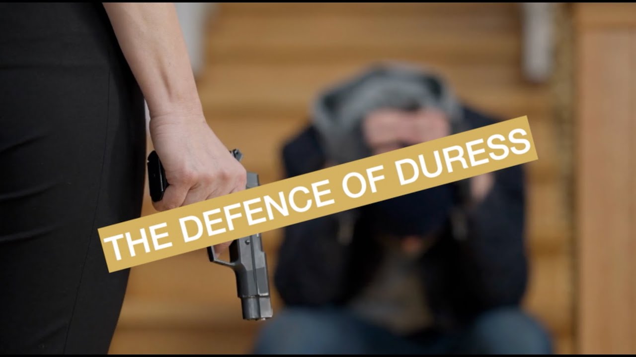 The Legal Defence of Duress | Sydney Criminal Lawyers® - YouTube
